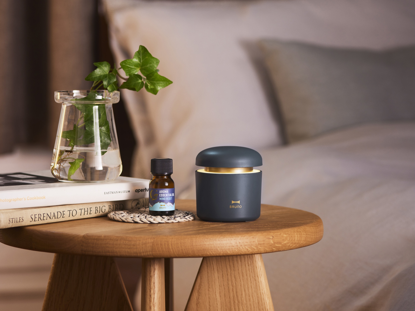 アロマや音で癒しのナイトタイムを。BRUNOから「寝る前リフレッシュ」アイテムが新登場 | kufura（クフラ）小学館公式